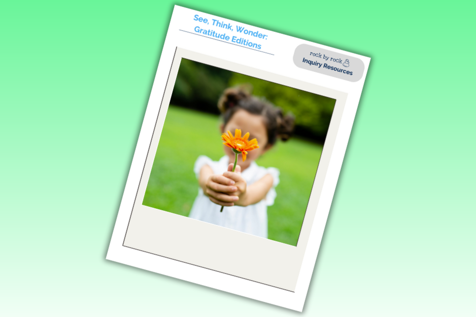 See, Think Wonder Gratitude Edition